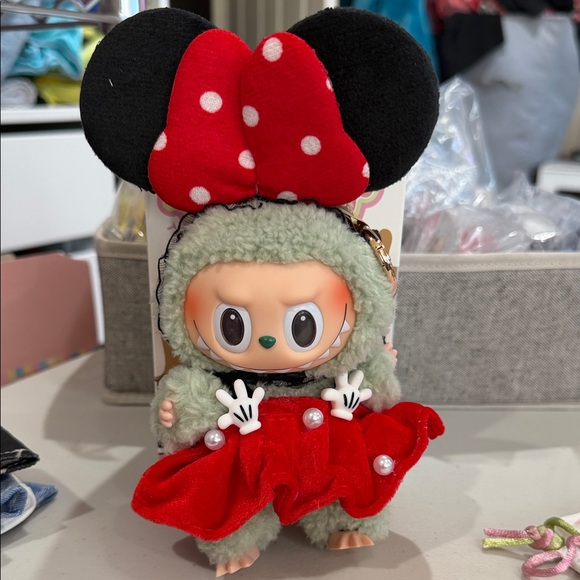 Accessories | Outfit Only Red And Black Minnie Outfits For Labubu ...